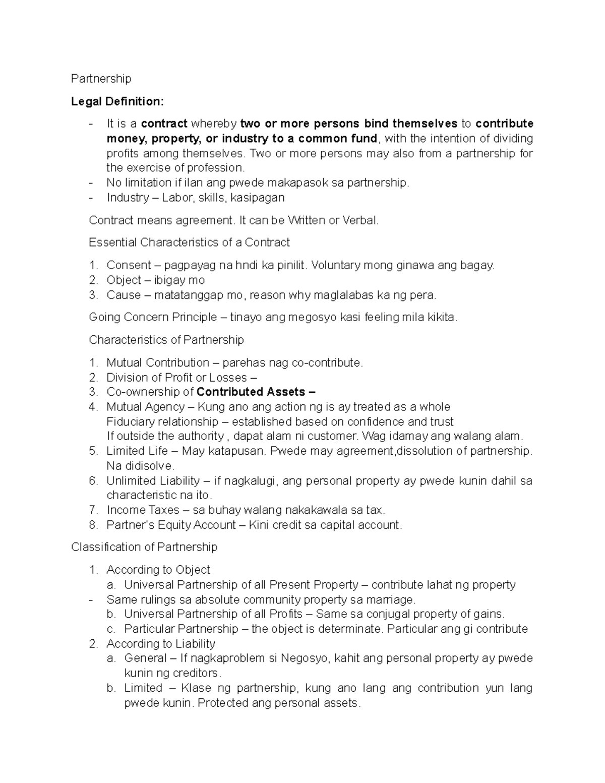 Partnership - Law - 314 - Business Laws - Partnership Legal Definition ...