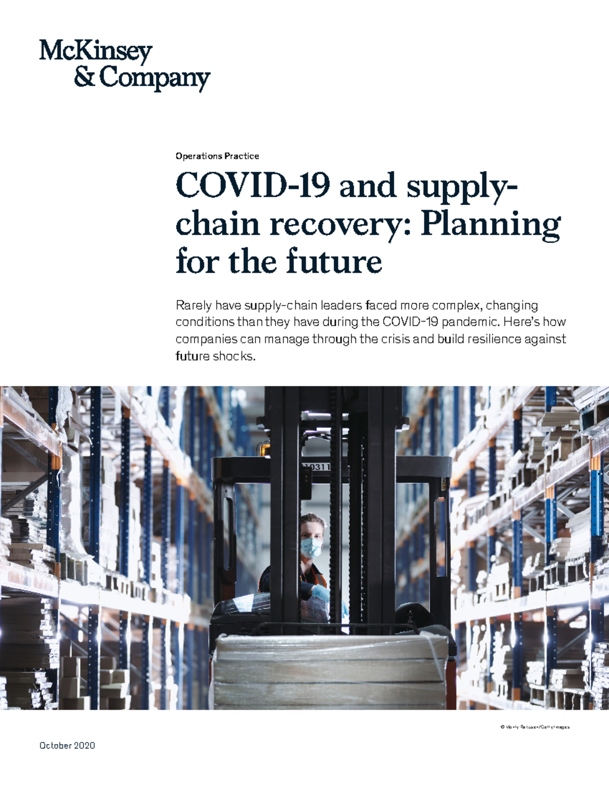 Covid 19 and supply chain recovery planning for the future vf ...