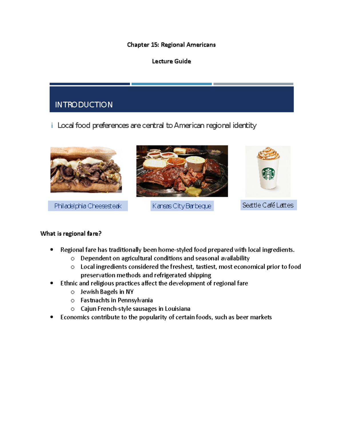 L5- Regional Americans - Chapter 15: Regional Americans Lecture Guide ...