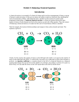 Module 2 Classifying Matter and Changes - Online Module 2: Classifying ...