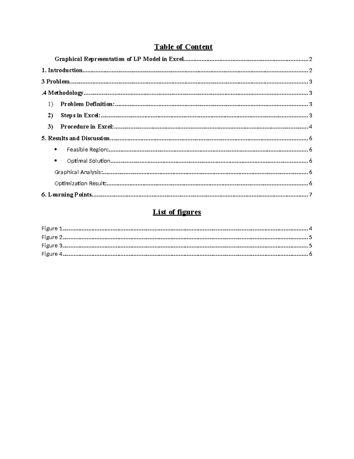 Lab 2 - Nothing - Table of Content - Graphical Representation of LP ...