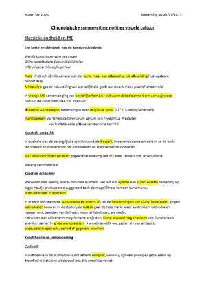 Visuele Cultuur - Begrippenlijst - Visuele Cultuur BEGRIP CONTEXT ...