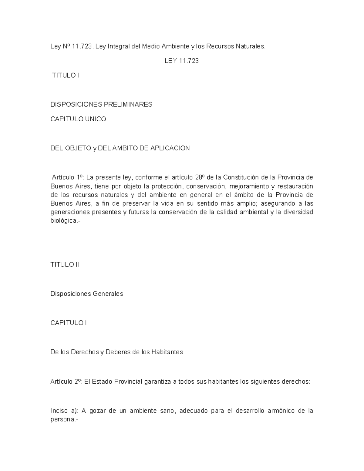 Ley 11723 - ley 11.723 - - Studocu