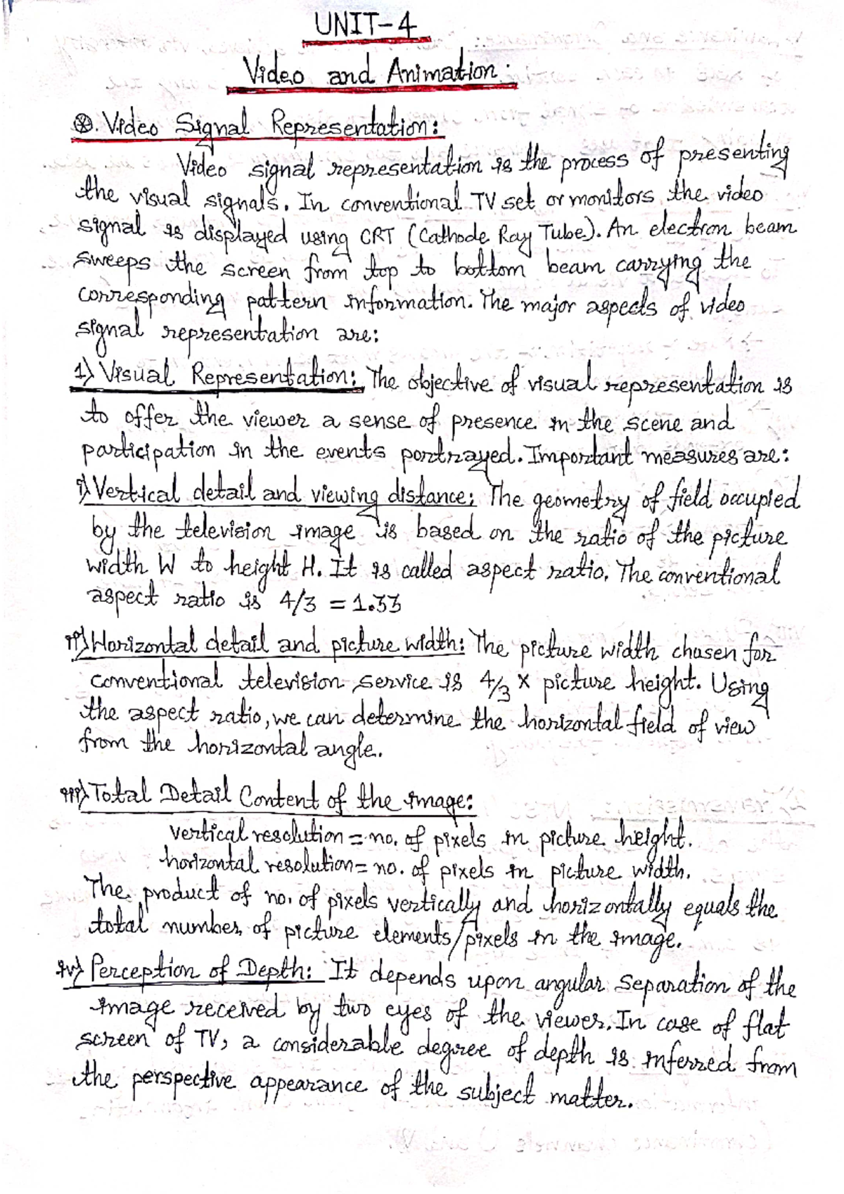 Multimedia Unit-4 - by roshan bist - Multimedia Computing - Studocu