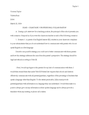 Module 6 study pack - Module 6: Determining Learning Needs Study Pack ...
