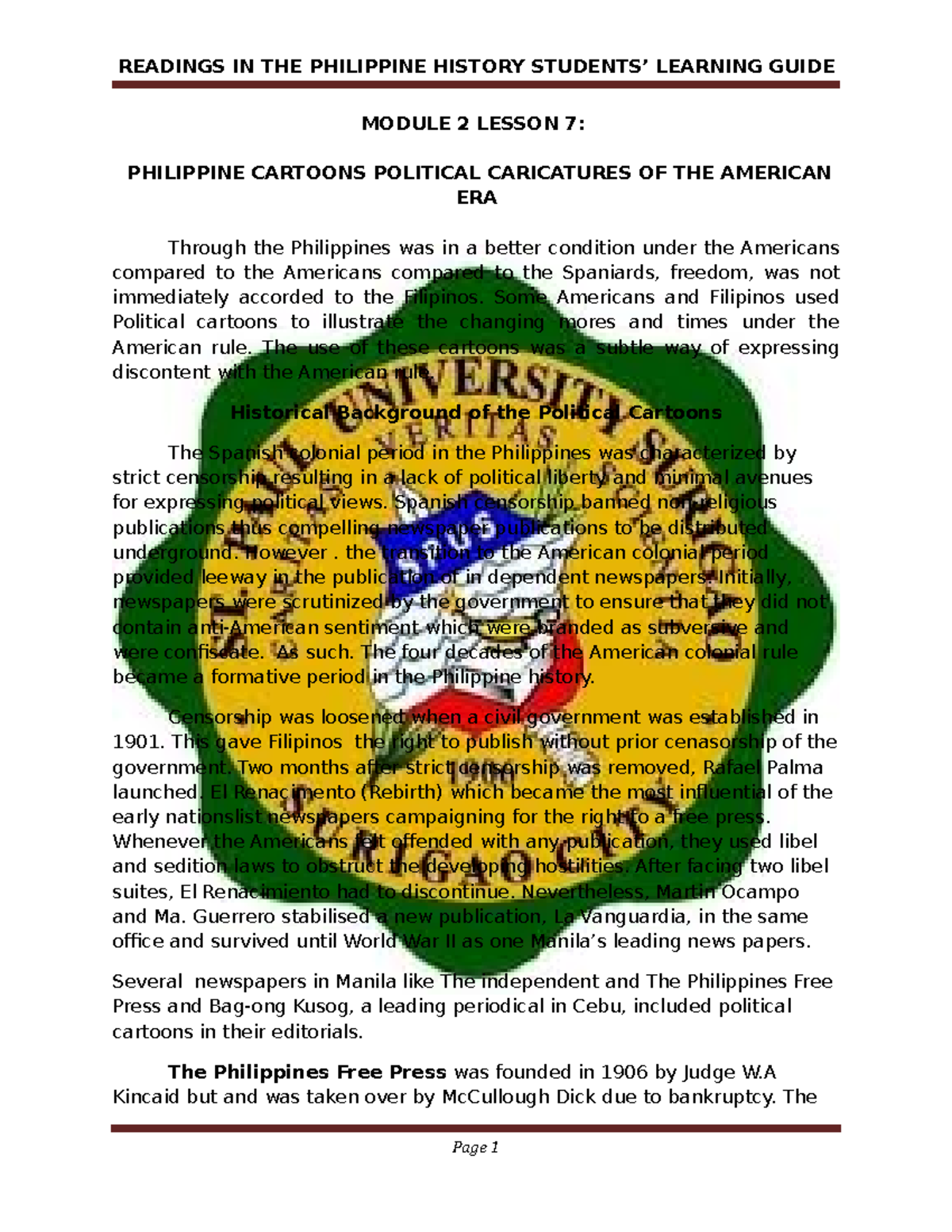 Module 2 Lesson-7- Rphilippine- Cartoons- Political- Caricatures-OF-THE ...