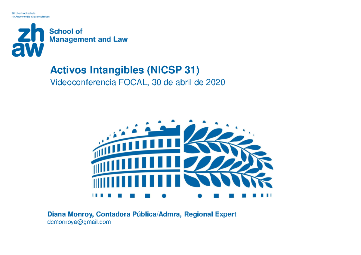 Sem 8 - NIC SP 31 - Videoconferencia FOCAL, 30 de abril de 2020 ...