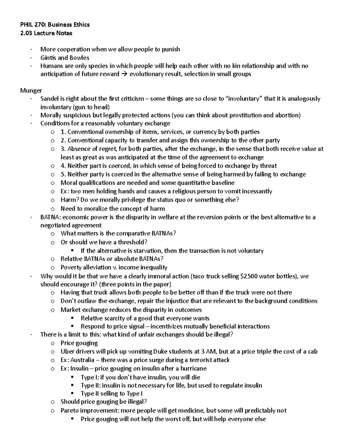 BE 2.03 (L) - Prof. Jonathan Anomaly - PHIL 270: Business Ethics 2 ...