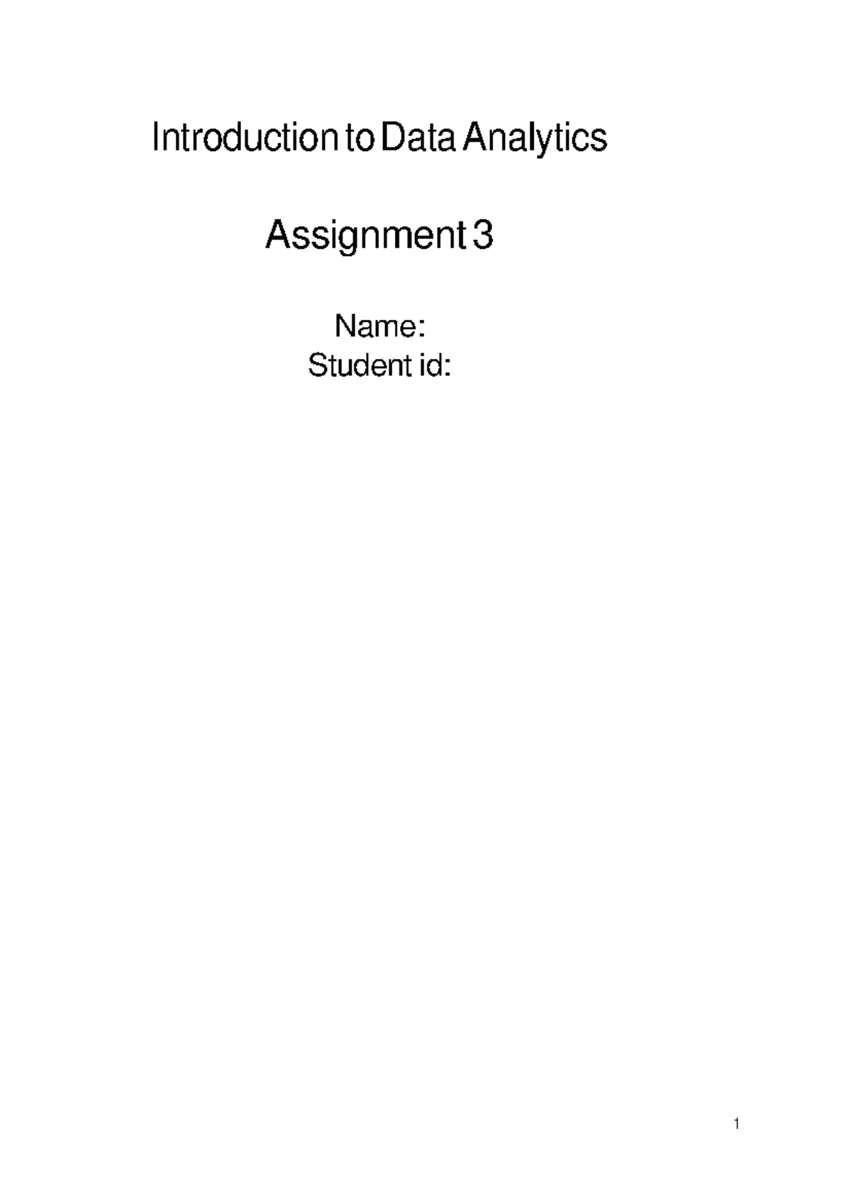 Project Management and the Professional Assignment 3 - Introduction to ...