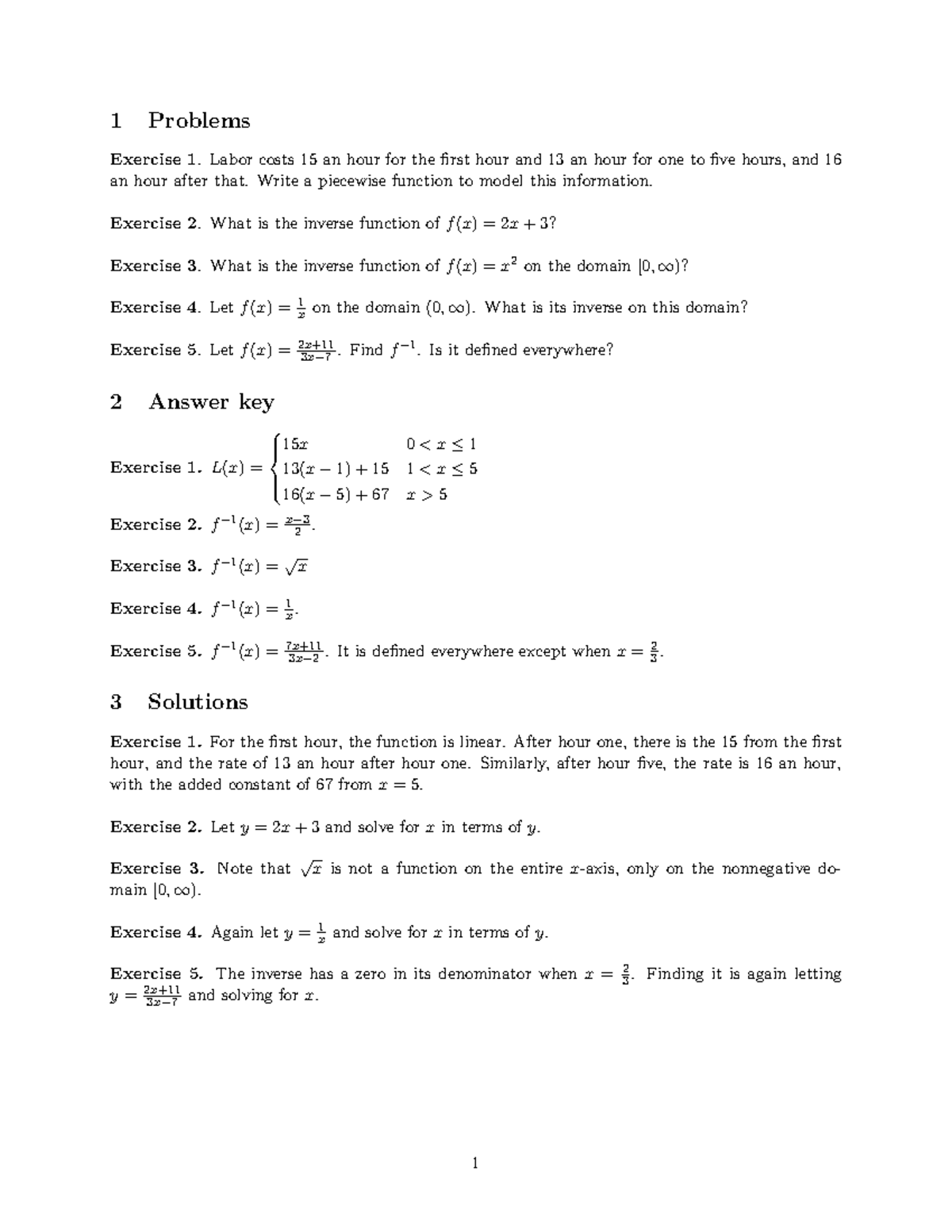 2015 0930 MAT123 L11 Homework - 1 Problems Exercise 1. Labor costs 15 ...