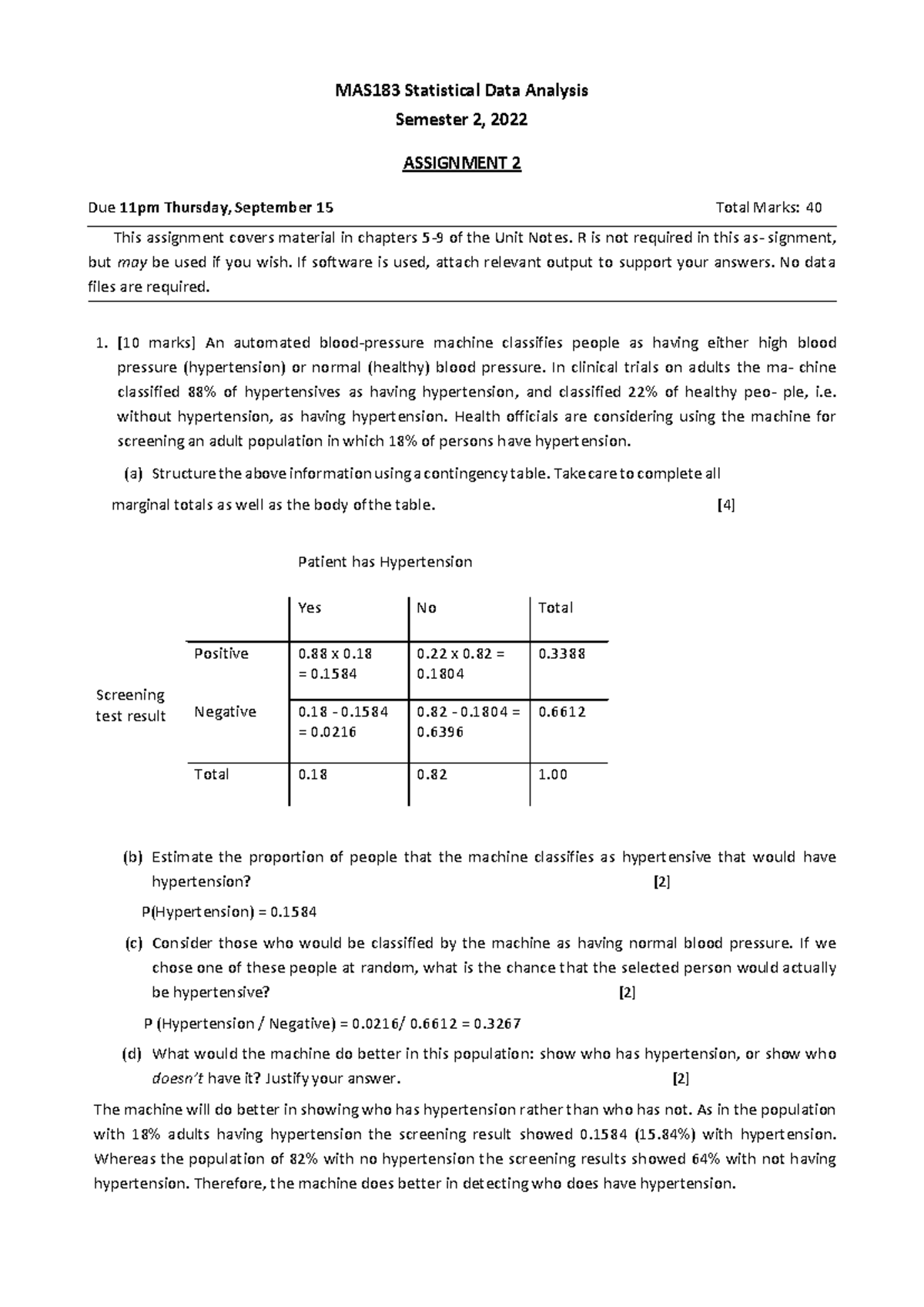 MAS183 Assignment 2 - Anitta - MAS183 Statistical Data Analysis Semester 2, 2022 ASSIGNMENT 2 ...