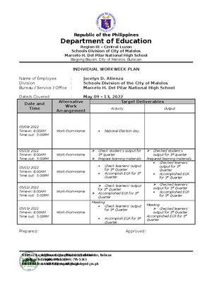 11 FBS DAT EXAM - pre test - Department of Education REGION III ...