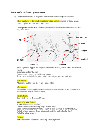 Practice Questions for Animal Reproduction - 1 of 25 Animal ...