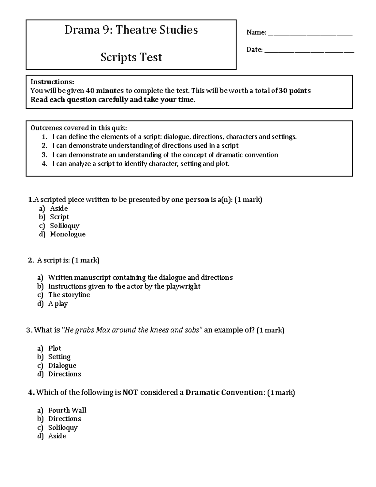 Grade 9 Drama Test Scripts 1 A Scripted Piece Written To Be Presented By One Person Is A n grade-9-drama-test-scripts-1-a-scripted-piece-written-to-be-presented-by-one-person-is-a-n