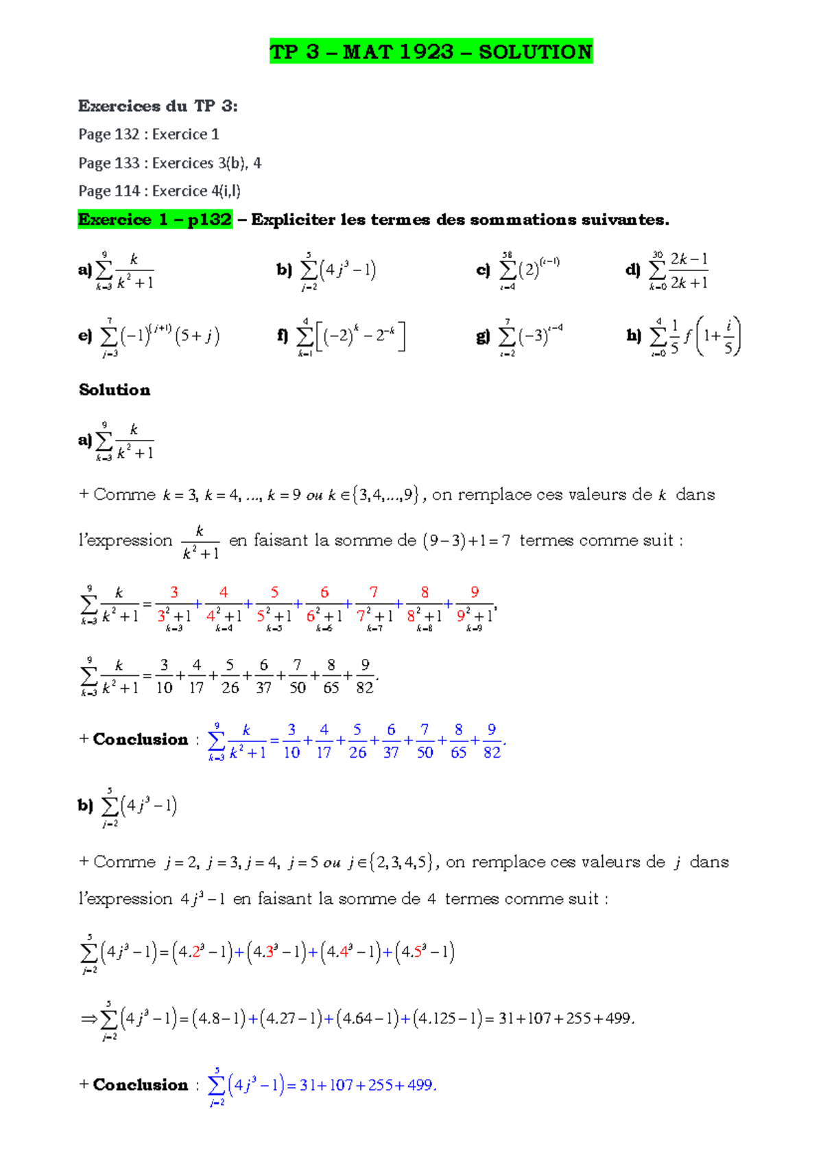 TP 3 - MAT1923 - Solution - TP 3 – MAT 1923 – SOLUTION ####### Exercices du TP 3: ####### Page ...