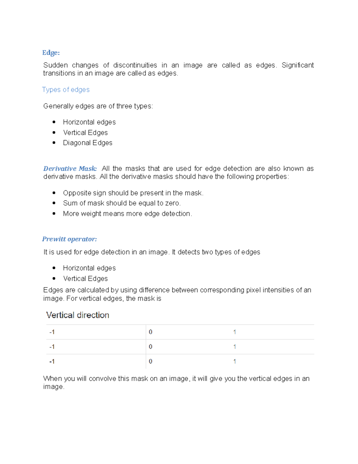 Edge Dectection notes - Lab Manuals for DIP - Edge: Sudden changes of ...
