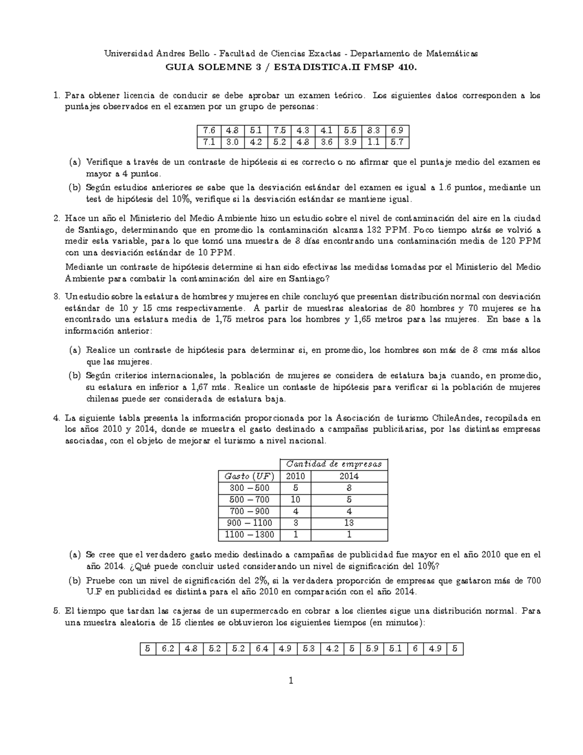 Guia solemne 3 fmsp 410 - Universidad Andres Bello - Facultad de ...