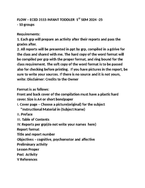 Child Ado Lecture Notes - PED 6: CHILD and ADOLESCENT LEARNERS and ...