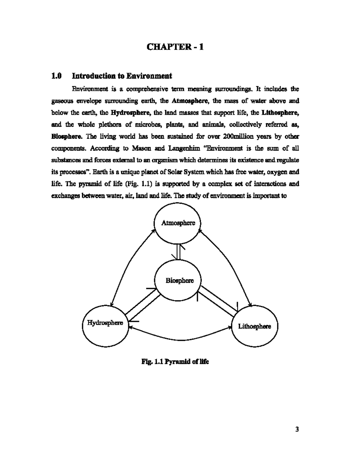 Introduction to Environment - Electrical engineering - Studocu