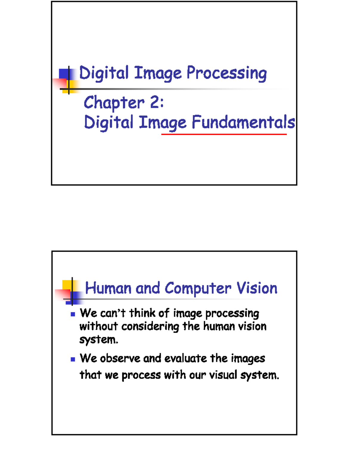 Part 1 digital image processing presentation - COSC 1315 - Studocu