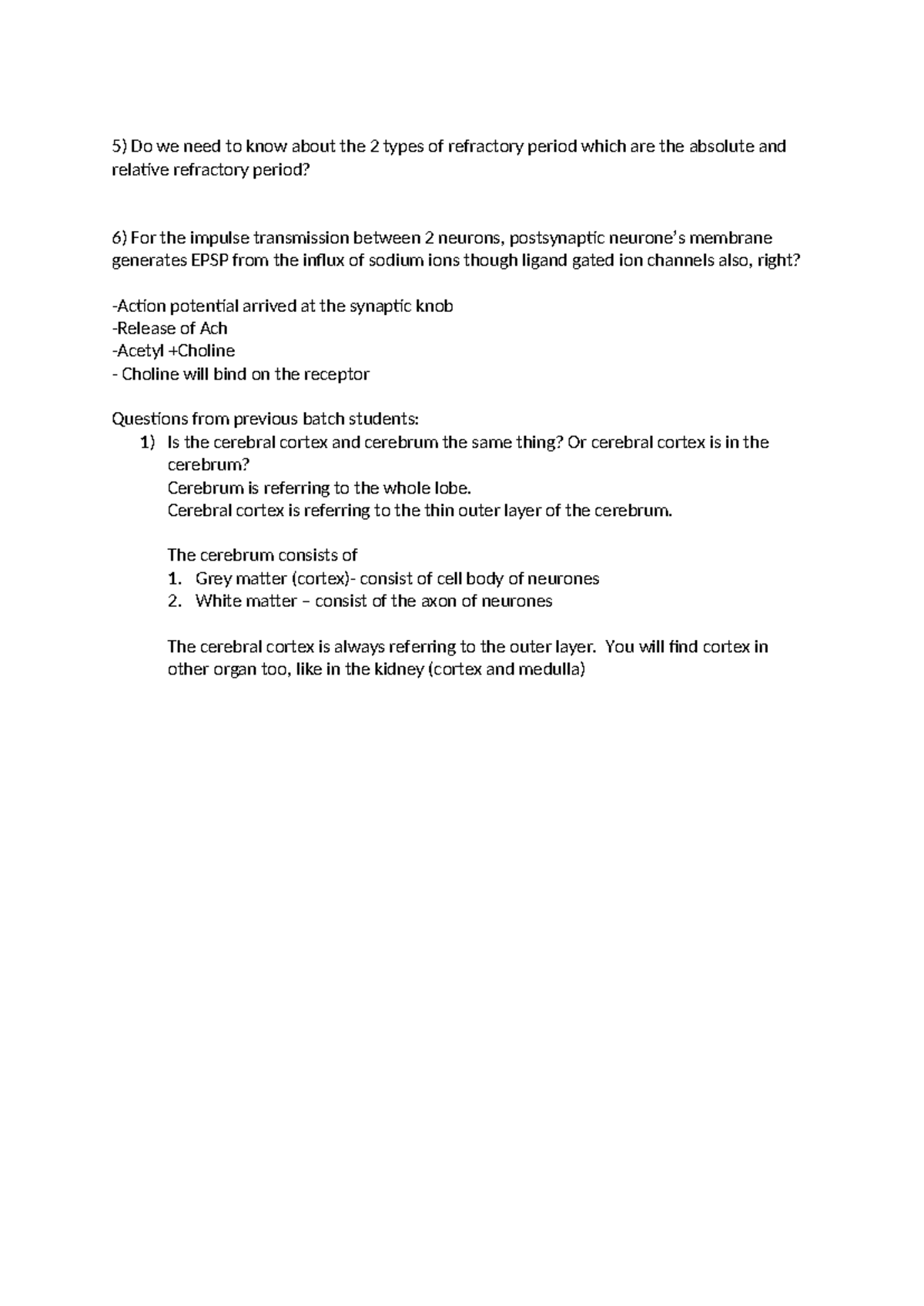 Tutorial Nervous system - Do we need to know about the 2 types of ...