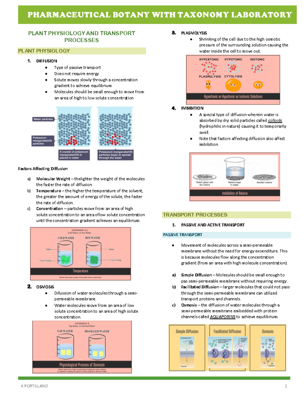 Ph Bio Sci Lab Module 5 - Lecture notes 5 - PHARMACEUTICAL BOTANY WITH ...