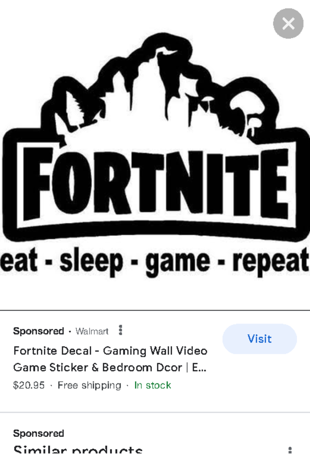 Fortnight logo - Google Search - Fortnite Decal - Gaming Wall Video ...