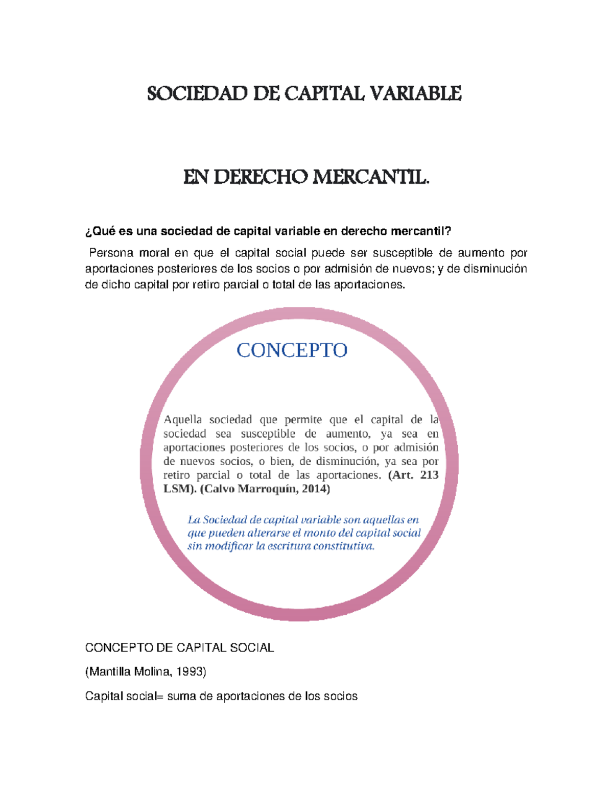 Sociedad DE Capital Variable pdf - SOCIEDAD DE CAPITAL VARIABLE EN DERECHO MERCANTIL. ¿Qué es ...