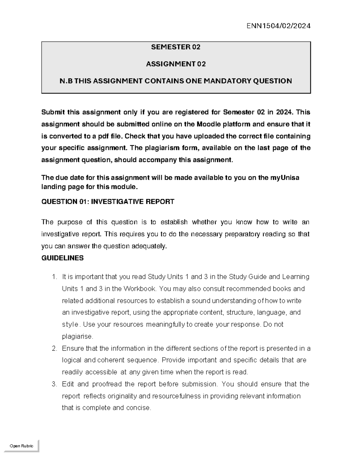 ENN1504 2024 Assigment 02 Semester 02 d683d5fd6ed01a452f33562 e620e4450 - SEMESTER 02 ASSIGNMENT ...