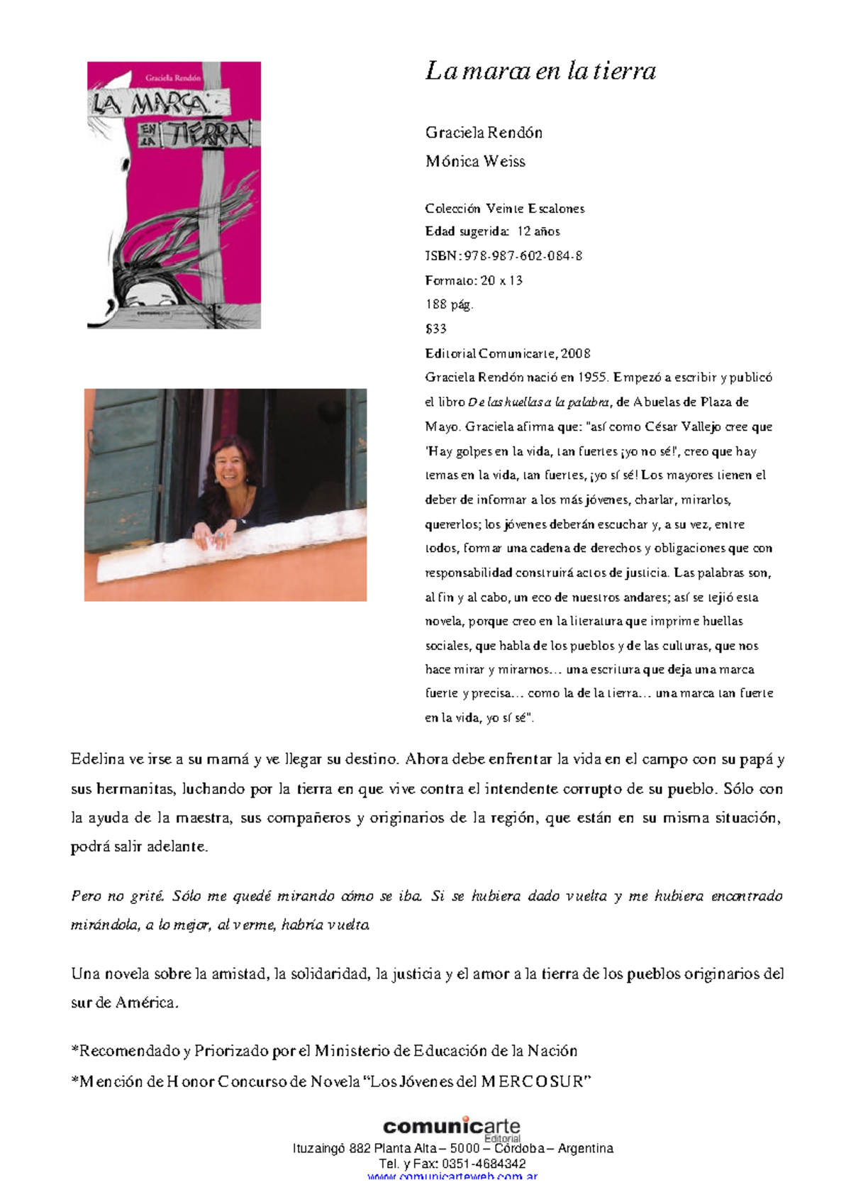 LA Marca EN LA Tierra - La marca en la tierra Graciela Rendón Mónica ...