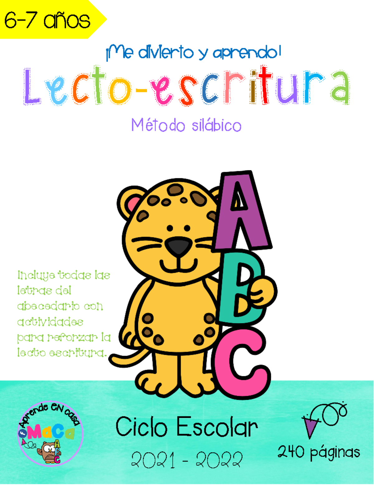 Lecto- Escritura Materiales MACA - ¡Me divierto y aprendo! Lecto ...