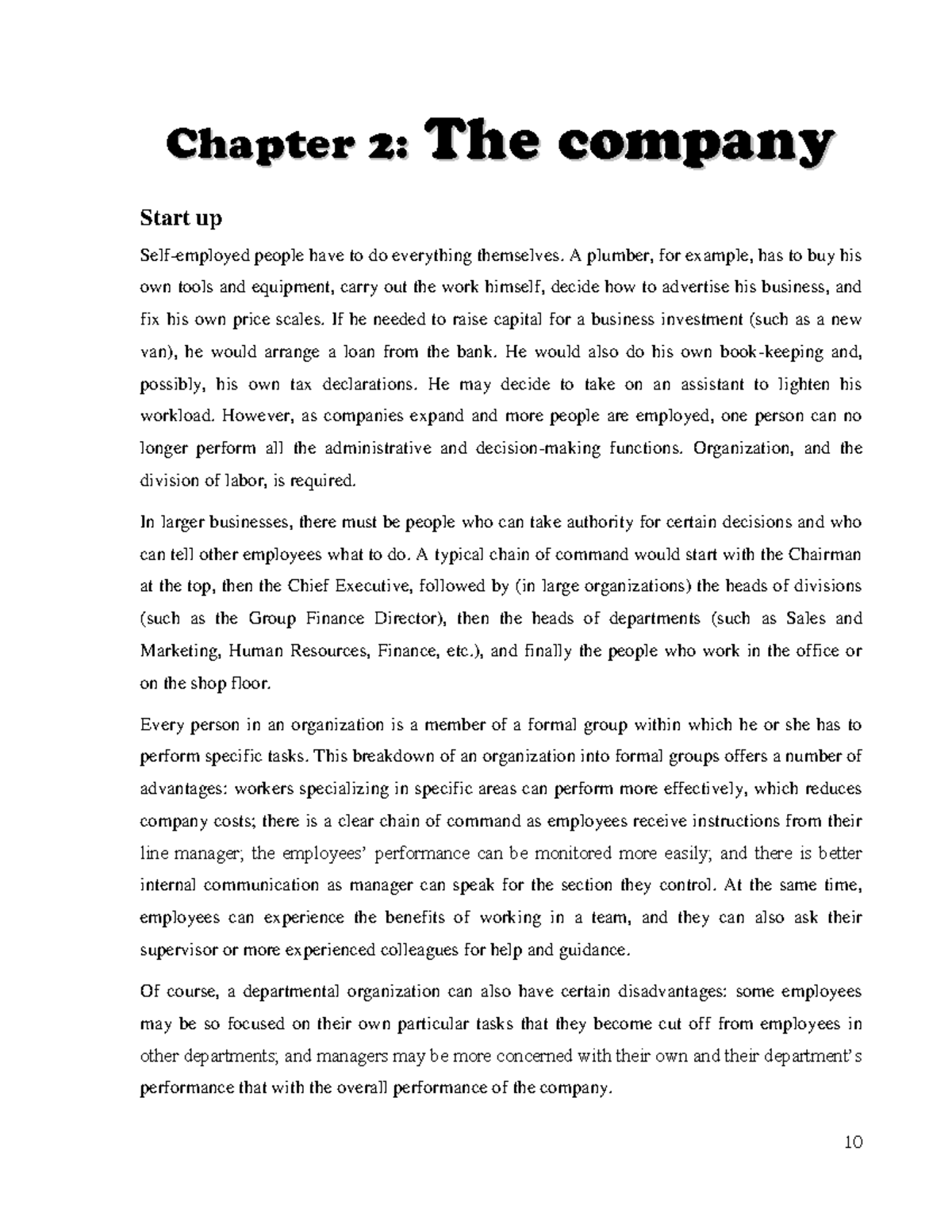 Chapter 2 - sdsdsdsd - C Chhaapptteerr 22 :: TThhee ccoommppaannyy ...