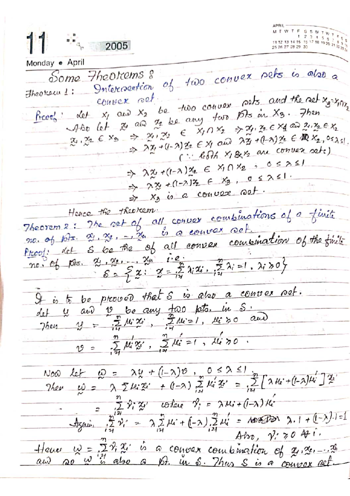 OR kk sir 2( only theorems) - Statistics (Hons.) - Studocu