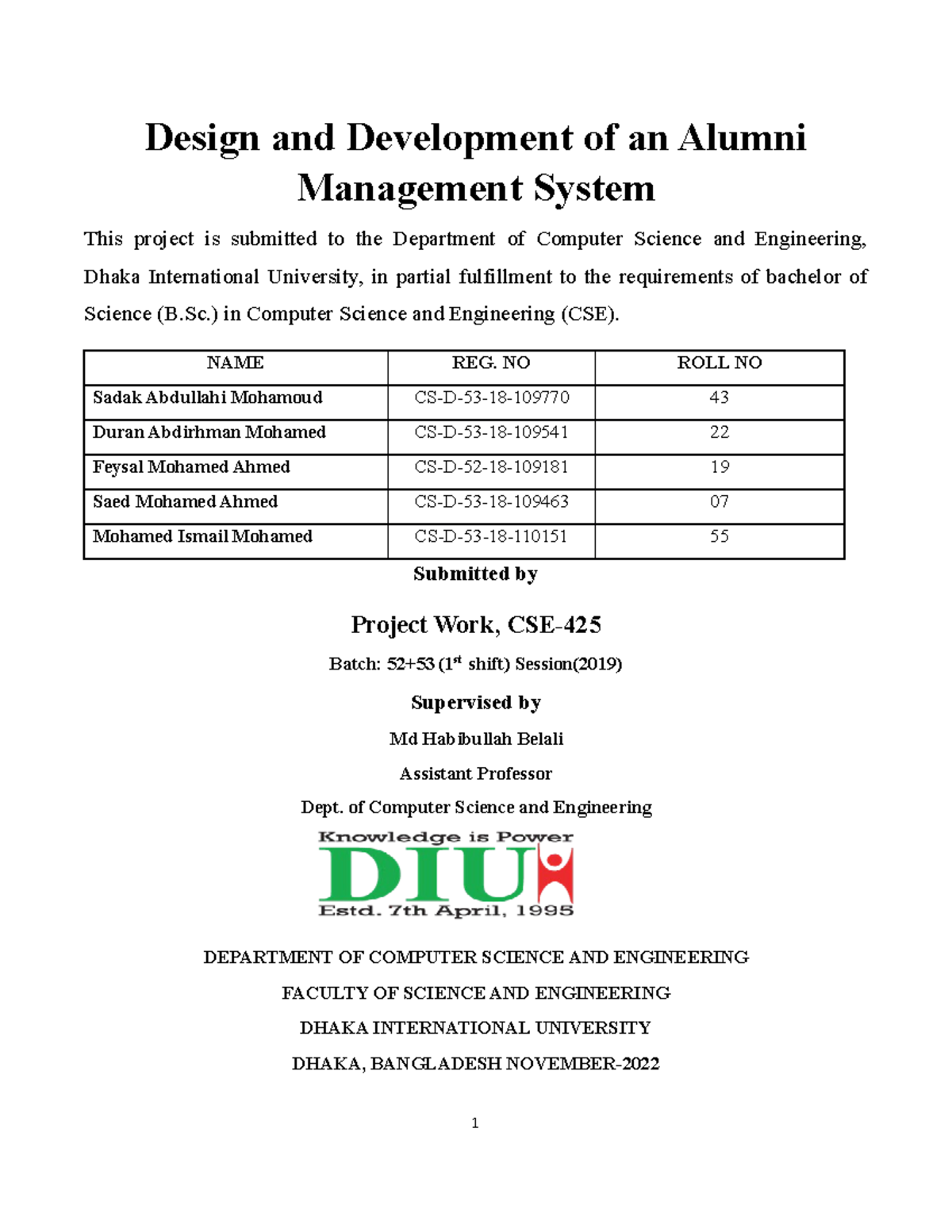 Alumni Management System - Design and Development of an Alumni ...