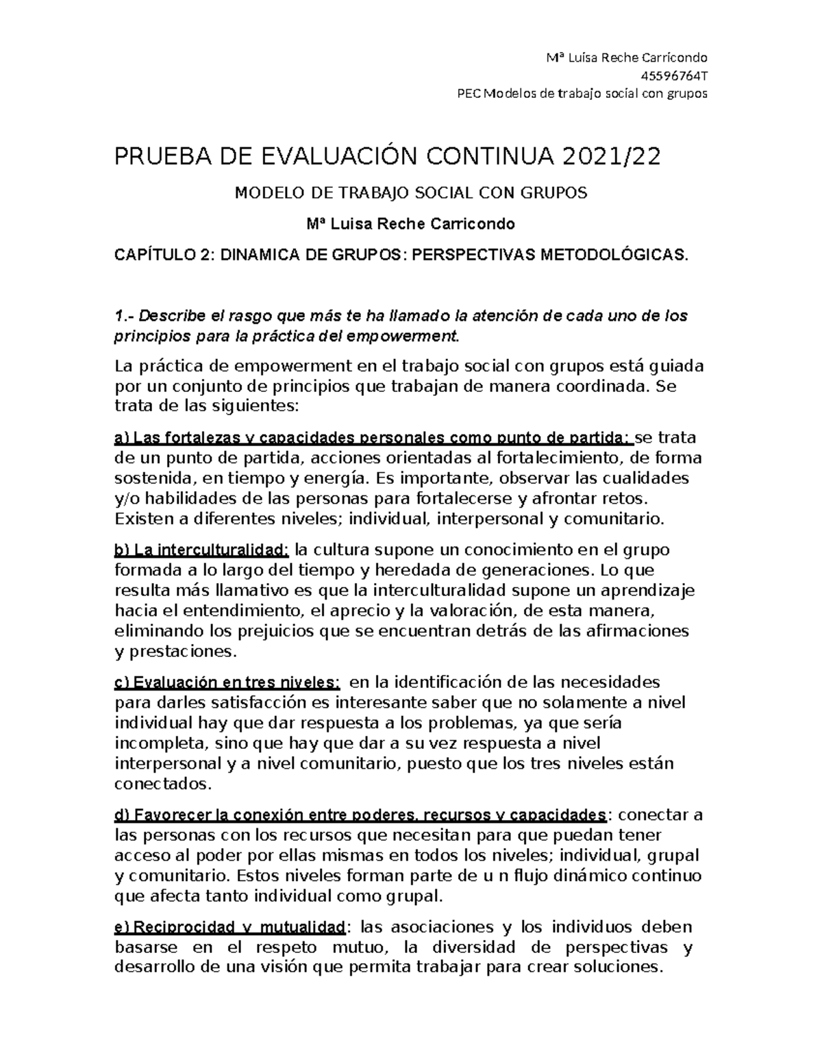 PEC 2022 Modelos DEL TS CON Grupos pdf - 45596764T PEC Modelos de trabajo social con grupos ...