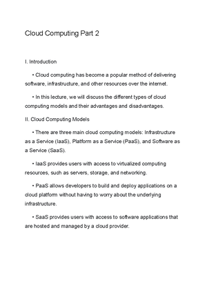 Computer Graphics Part 1 - Introduction Computer graphics is the field of visual computing that ...