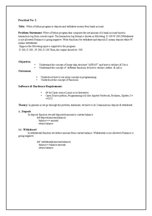 COA Assignments 4 - Handwitten Assignment - Computer Organization & Architecture B. CSE - 5th ...