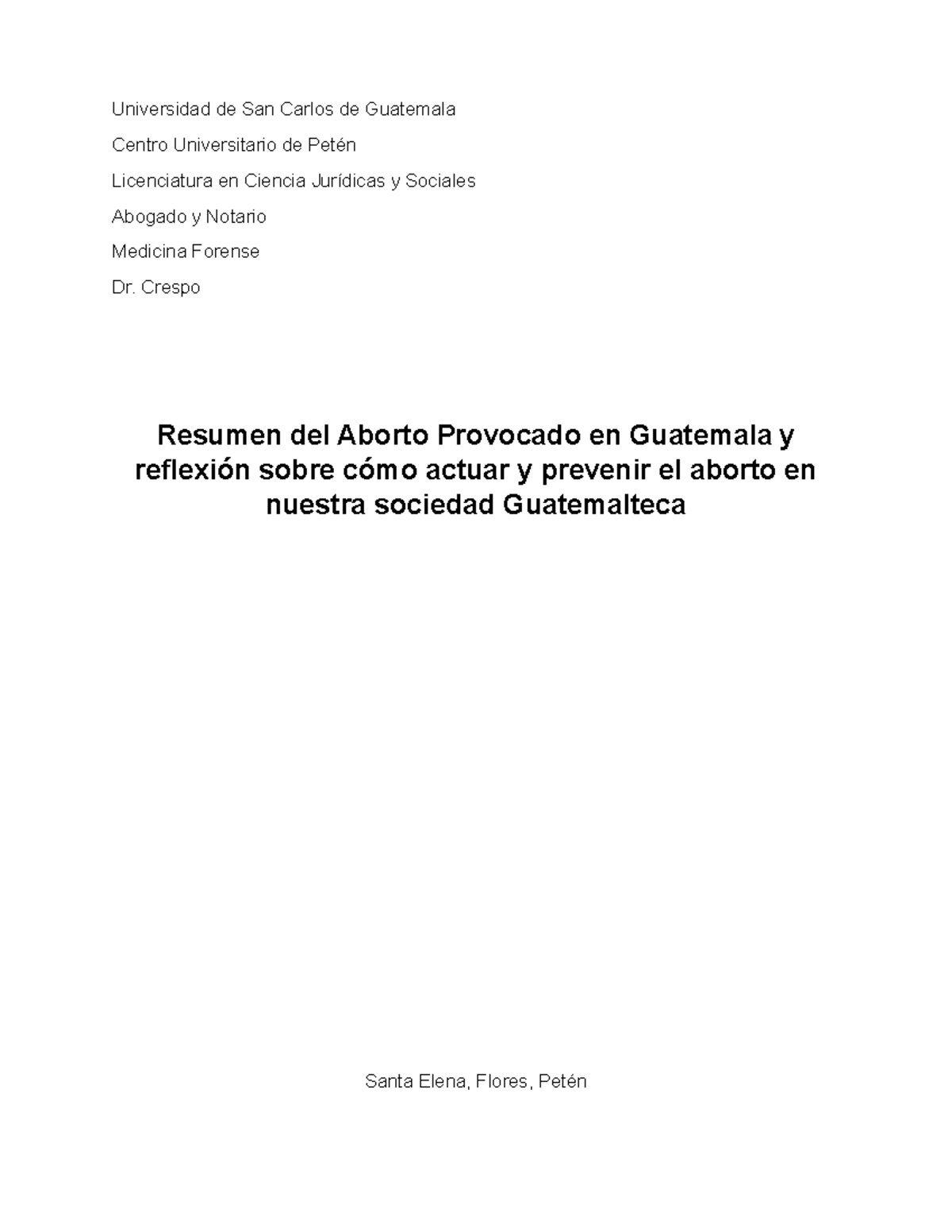 Aborto Alejandra Elizabeth Lemus Castellanos 2019 44844 - Universidad ...
