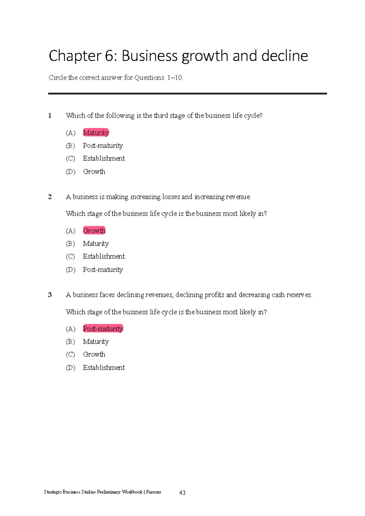 Ch6 - business past paper ntoes ad tuff to help get a band 6 lacos ...