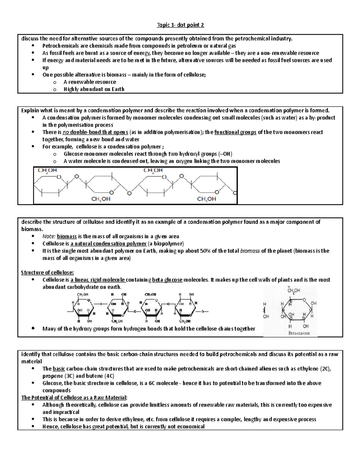 Topic 1, dot point 2 - Topic 1- dot point 2 discuss the need for ...