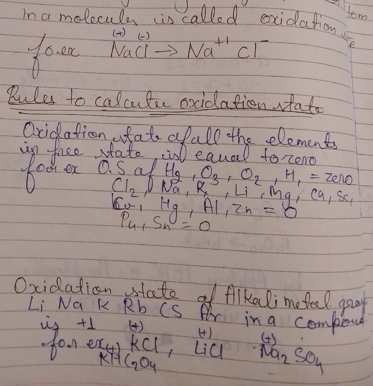 Concept of oxidation State - Chemistry - Ina melocle i callad idetho ...