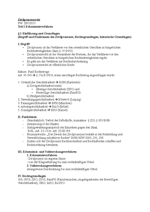 Aufbauschema ZPO - Prüfungsschemata im Zivilprozessrecht - Aufbauschema ...