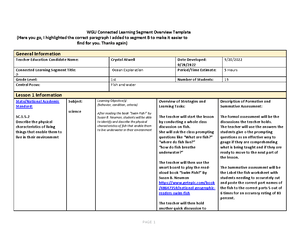 Task 1 C909 - task 1 - Task 1 C Direct Instruction Lesson Plan General Information Lesson Title ...
