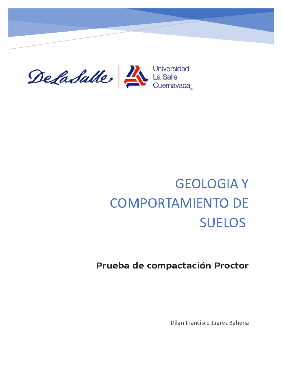 Prueba de compactación Proctor - Dilan Francisco Juarez Bahena Prueba ...