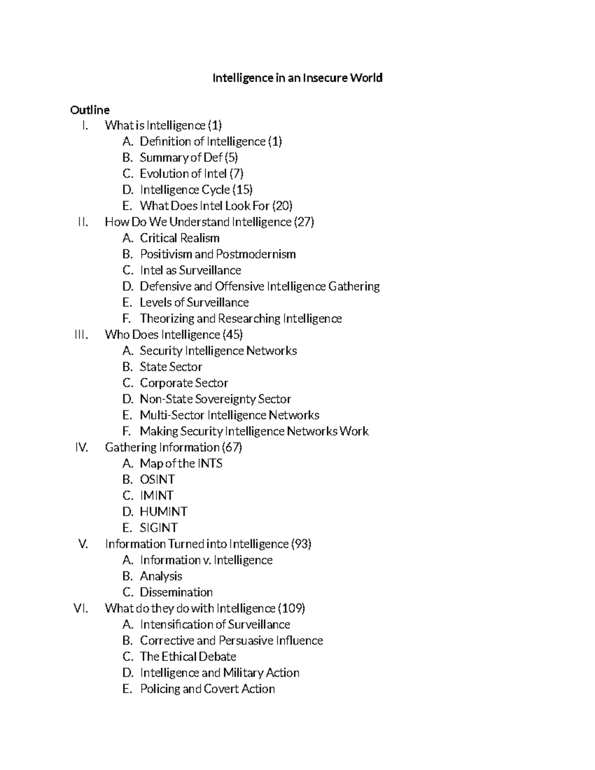 Intelligence in an Insecure World - Intelligence in an Insecure World ...