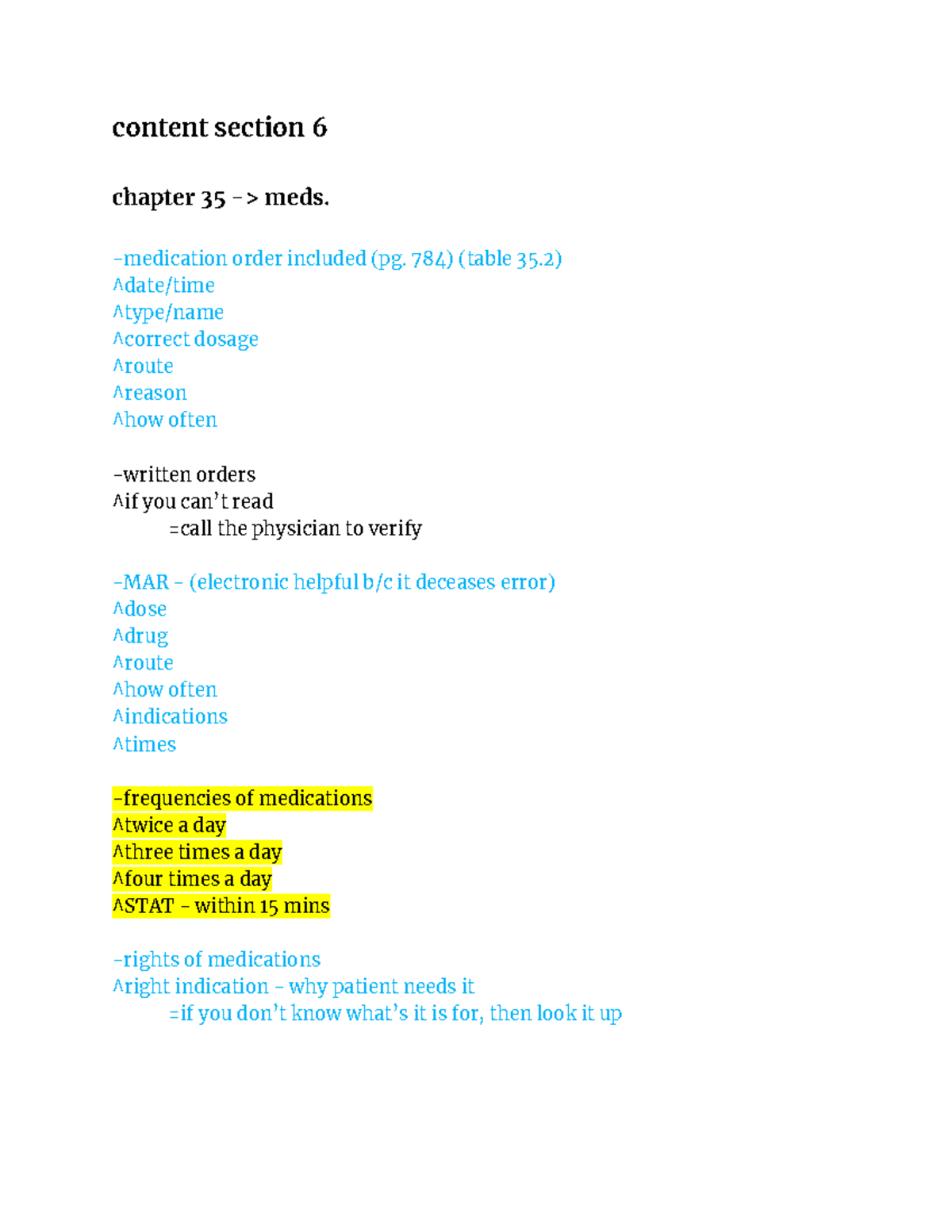 Funds. Lecture Content 6 and 7 - content section 6 chapter 35 -> meds ...