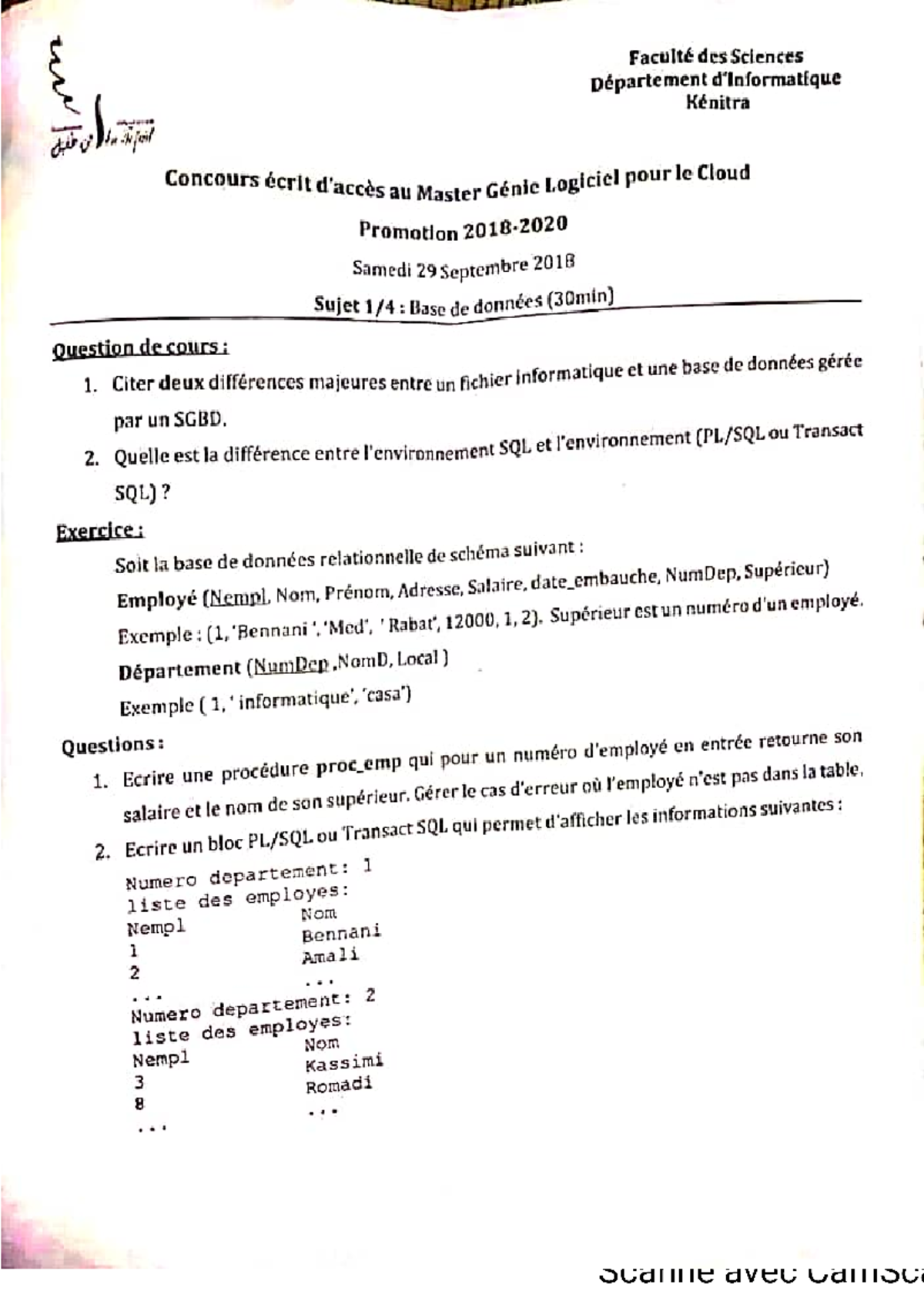 Génie logiciel pour le cloud 2018-2020 - informatique - Studocu