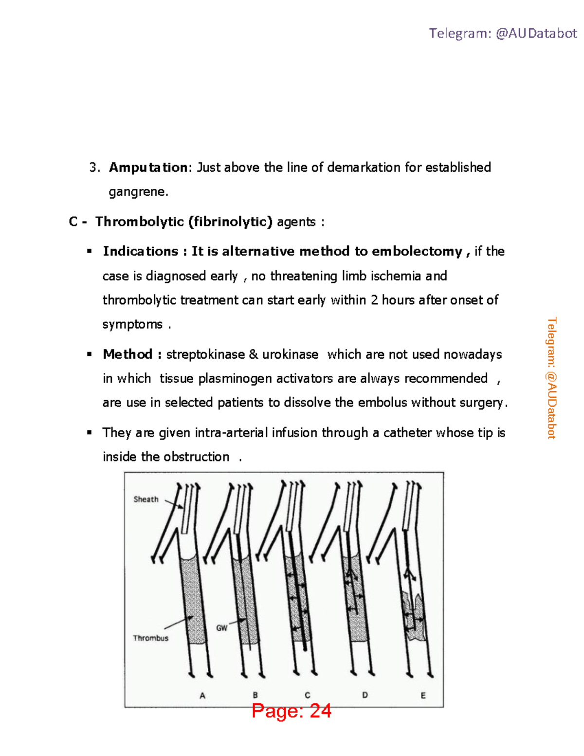 General surgery lecure notes 6 - Amputation: Just above the line of ...