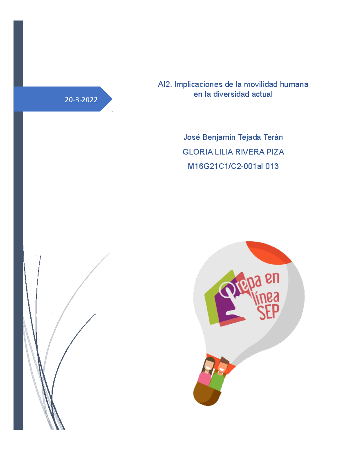Tejada Terán Benjamín M16S1AI2 - 20-3- AI2. Implicaciones de la ...