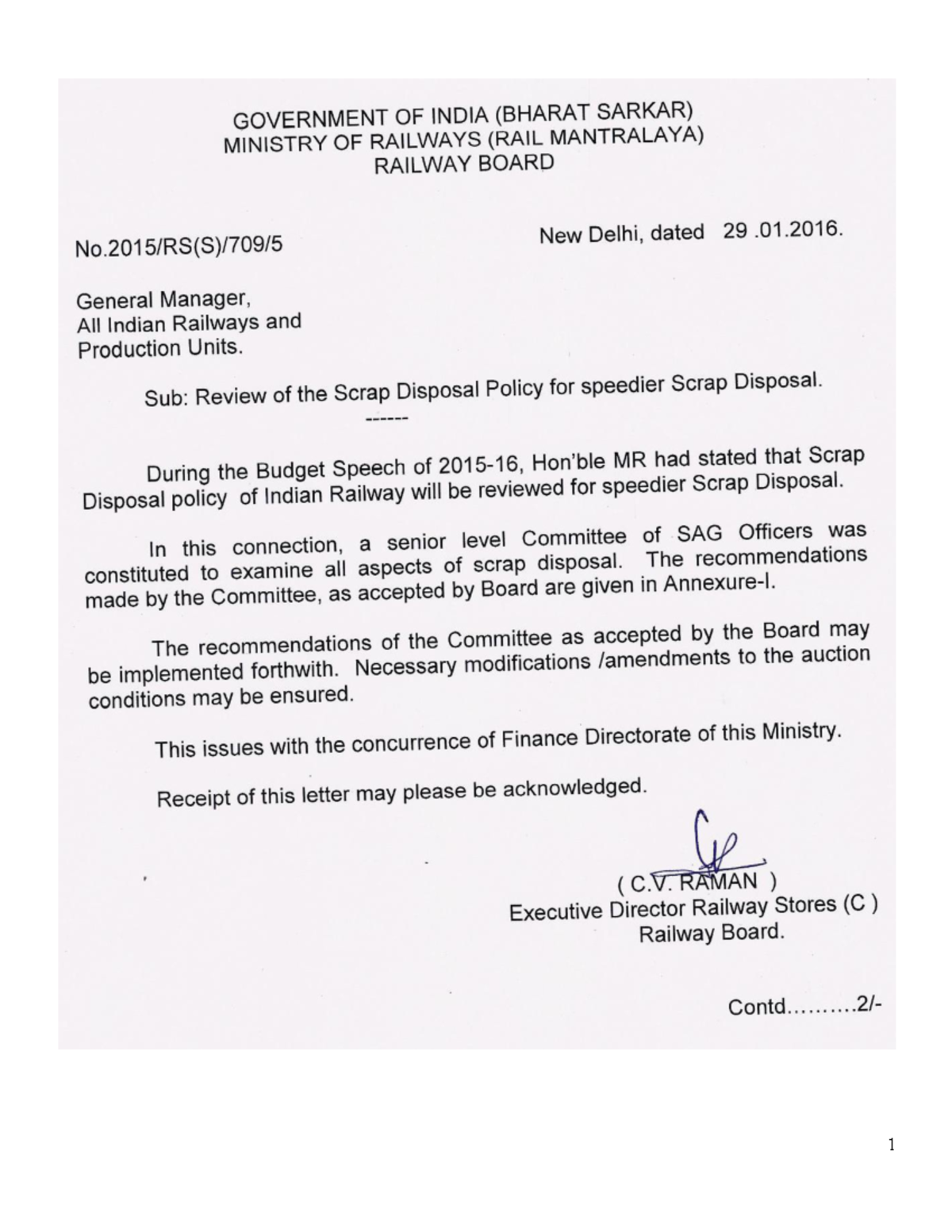 Scrap disposal Policy 2016 (1) - Annexure to Board’s Letter No 2015/RS ...